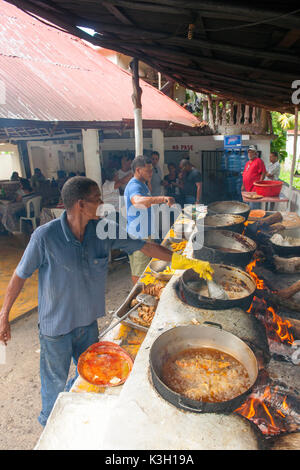 Beach bar, Cabarete , Dominican Republic Stock Photo - Alamy