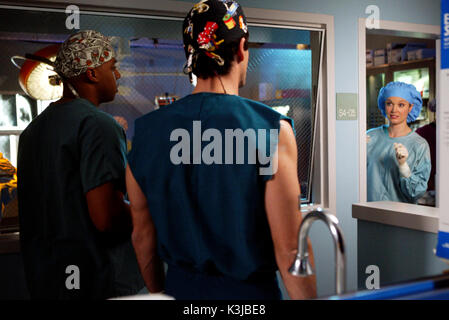 SCRUBS Series#4 ROBERT MASCHIO as Dr. Todd Quinlan, DONALD FAISON as ...