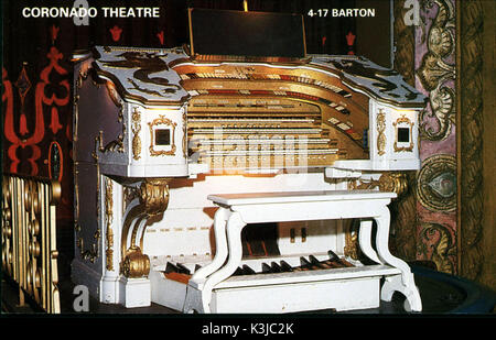 GRAND BARTON THEATRE PIPE ORGAN CORONADO THEATRE, ROCKFORD, ILLINOIS ...