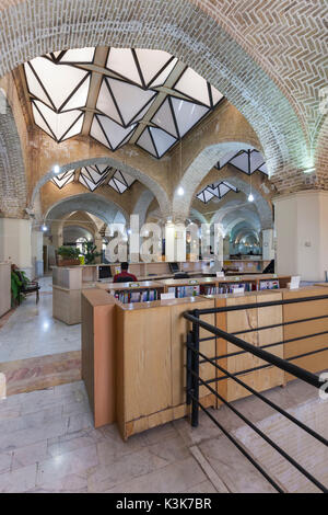 Iran, Southeastern Iran, Kerman, Kerman National Library, interior ...