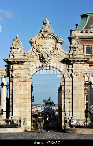 The Buda Castle Corvinus Gate, Budapest, Hungary Stock Photo - Alamy