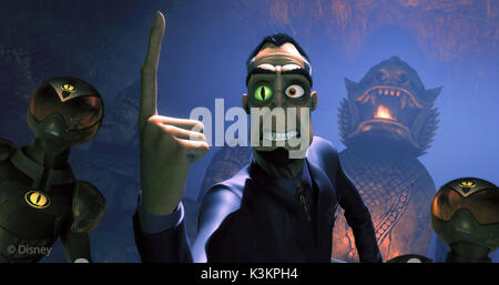 BOLT MALCOLM MCDOWELL voices Dr. Calico Date: 2008 Stock Photo - Alamy