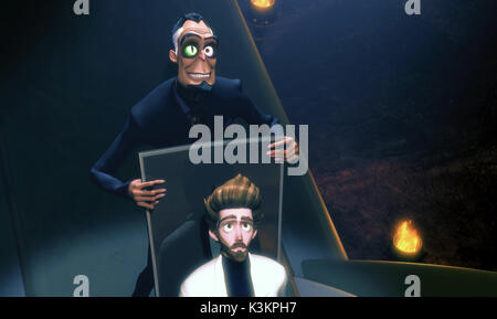 BOLT MALCOLM MCDOWELL voices Dr. Calico Date: 2008 Stock Photo - Alamy