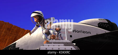 SPACE CHIMPS Luna voiced by Cheryl Hines, Ham III voiced by Andy ...