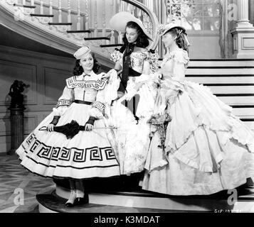 GONE WITH THE WIND [US 1939] ANN RUTHERFORD, EVELYN KEYES Date Stock ...