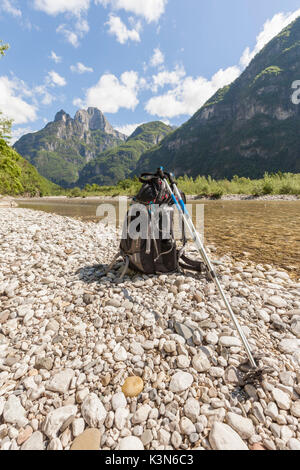 Sedico, Belluno, Italy. Along the theme path "The way of the Stock ...