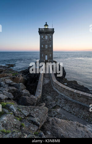 Kermorvan lighthouse. Le Conquet, Finistère, Brittany, France Stock ...