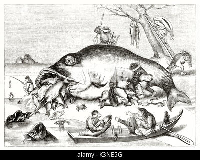 Pieter Bruegel the Elder - Big Fish Eat Little Fish - 1556 Stock Photo ...
