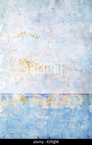 Old blue wall with fallen paint . High quality and resolution beautiful ...