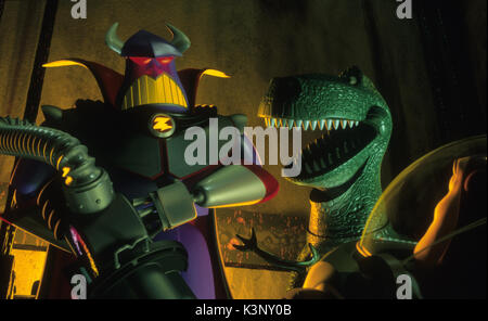 TOY STORY 2 [US 1999] Rex the Dinosaur voiced by Wallace Shawn, Buzz ...