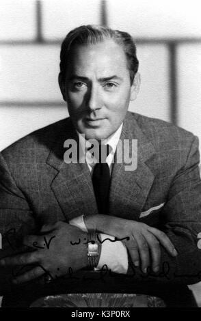 MICHAEL WILDING [1912 - 1979] British actor Date: 1979 Stock Photo - Alamy