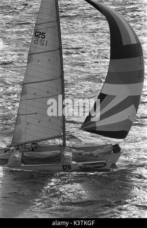 AJAXNETPHOTO. NOVEMBER, 1982. ST MALO, FRANCE. - ROUTE DU RHUM RACE ...