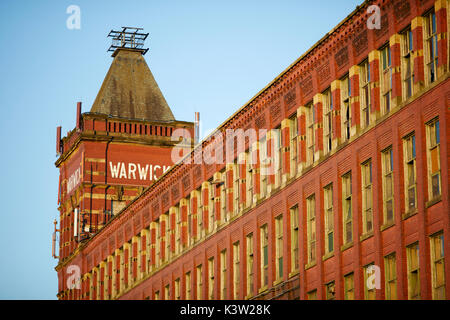 Warwick Mill in Middleton, Manchester. A grade 2 listed building, built ...