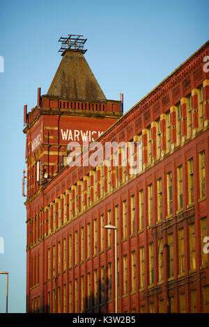 Warwick Mill in Middleton, Manchester. A grade 2 listed building, built ...