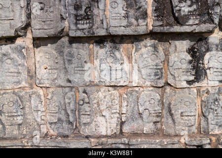 The Skull Platform, Chichen Itza archeological site, Yucatan, Mexico ...