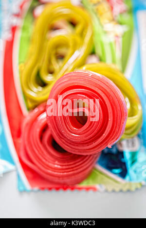 Happy Birthday Candy Apple Stock Photo - Alamy