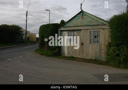 Old fashioned garage. Cury, Cornwall Stock Photo - Alamy