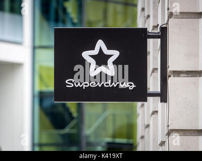 Superdrug, UK - store sign and logo Stock Photo - Alamy