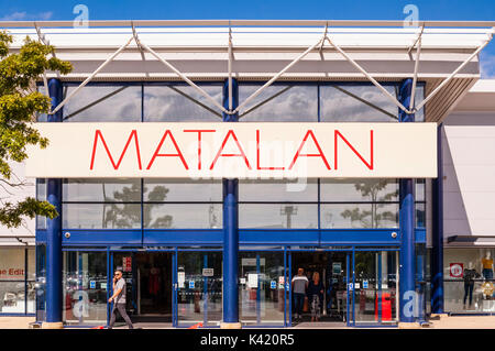Matalan shop in Riverside shopping area at Norwich, Norfolk, England ...