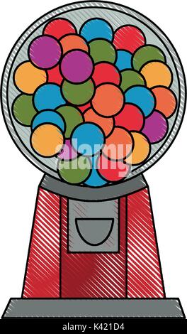 Isolated candy machine design Stock Vector Image & Art - Alamy