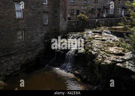 Hawes, North Yorkshire. England. Gayle Beck Stock Photo - Alamy
