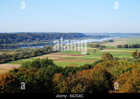 Lithuania nature at autumn. Beautiful Lithuanian landscape in Autumn ...