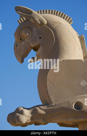 Mythical bird 'Homa'; Persepolis, Iran Stock Photo - Alamy