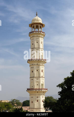 India, Rajasthan, Jaipur, Ishwar Lat or Swargasuli Tower, built to ...