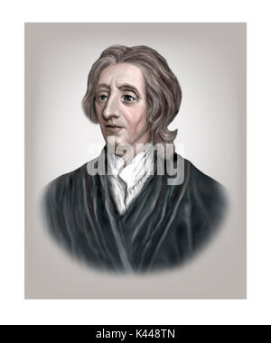 John Locke, 1632 – 1704. English philosopher and physician Stock Photo - Alamy