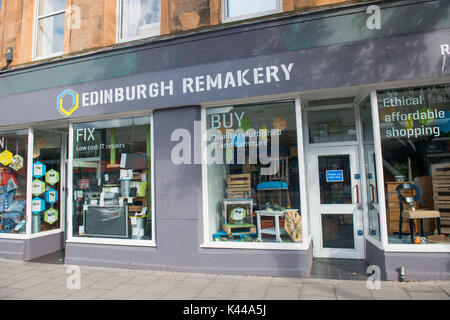 Picture: Edinburgh remakery - Leith Walk, Founder Sophie Unwin Stock ...