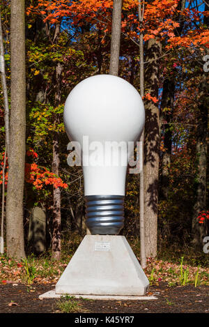 USA, New Jersey, Menlo Park, Thomas Alva Edison Museum, built on the ...