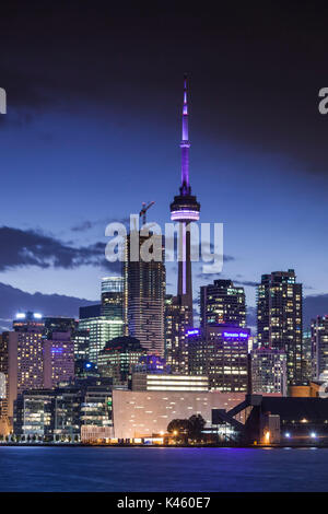 Toronto Skyline at Polson Pier Stock Photo - Alamy