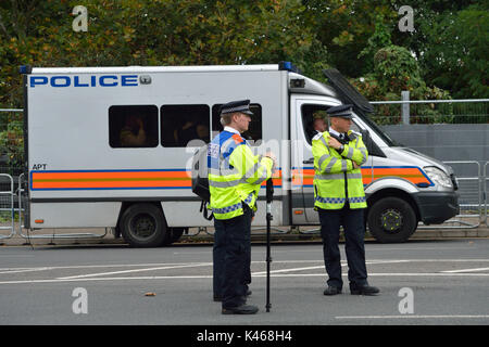 Metropolitan Police Forward Intelligence Team evidence gatherer films ...