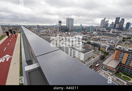'London's highest running track' is unveiled at a new tech site at the ...
