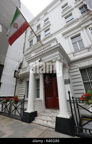 A general view of the Iranian Embassy in Canberra, Friday, February 10 ...