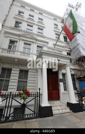 A general view of the Iranian Embassy in Canberra, Friday, February 10 ...