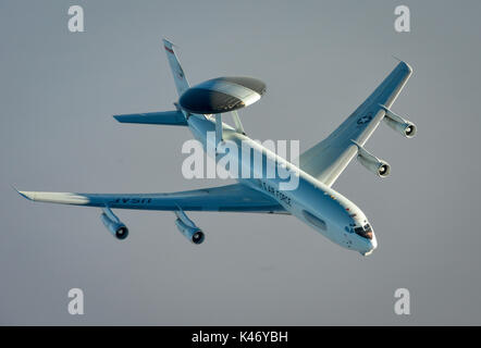 E-3 Sentry AWACS Refueling Stock Photo - Alamy