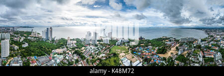 Aerial view of Pattaya Beach in Koh Lipe, Satun, Thailand Stock Photo ...