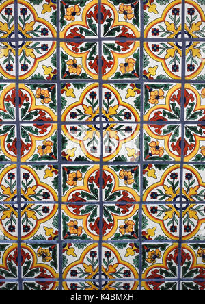 Mexican Tile background design Stock Photo - Alamy
