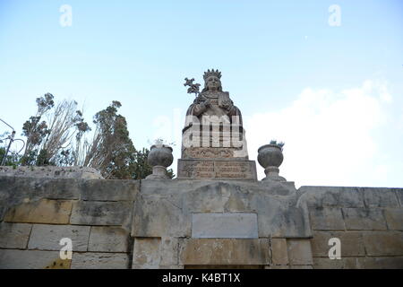 Rabat: St. Agatha's Catacombs - St Agatha & St. Paul fresco Stock Photo ...