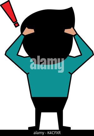 man cartoon backside icon image Stock Vector Image & Art - Alamy