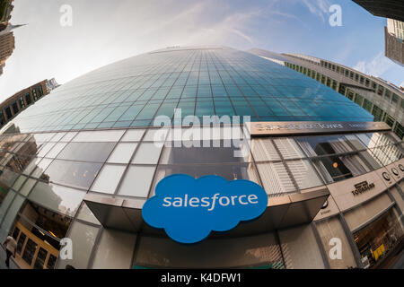 Salesforce Tower, 3 Bryant Park, on Sixth Avenue, NYC, USA Stock Photo ...