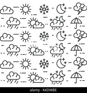 set of weather status icons Stock Vector Image & Art - Alamy