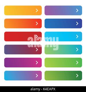 Empty web button set colorful Stock Vector Image & Art - Alamy