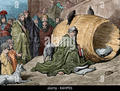 Diogenes, a ancient Greek philosopher Stock Photo - Alamy