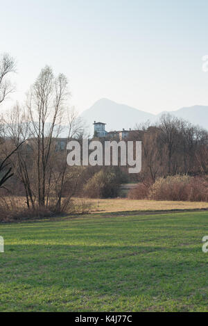 Landscape among the hills awaiting spring Stock Photo - Alamy