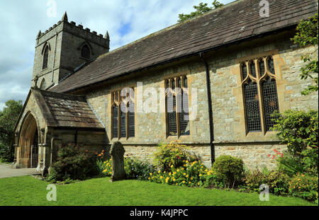 The village of Kettlewell in Wharfdale, Yorkshire Dales National Park ...