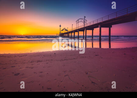 Brighton Jetty Adelaide South Australia Stock Photo: 80058761 - Alamy
