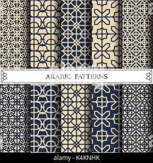 Mashrabiya arabesque arabic pattern. Seamless islamic background. Arab mashrabiya symmetry ...