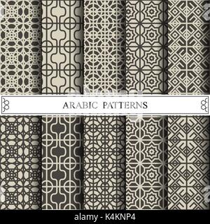 Mashrabiya arabesque arabic pattern. Seamless islamic background. Arab mashrabiya symmetry ...